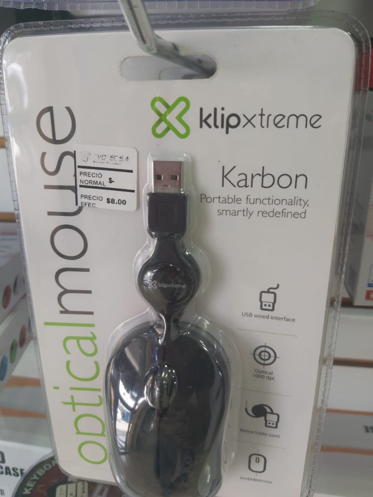 OPTICAL MOUSE KARBON PORTABLE – Evotec S.A